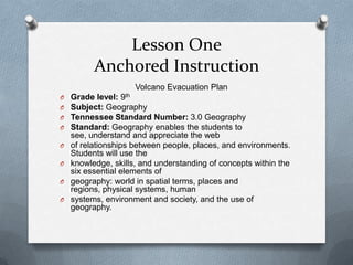 web enhanced learning mini-lesson plans project | PPT