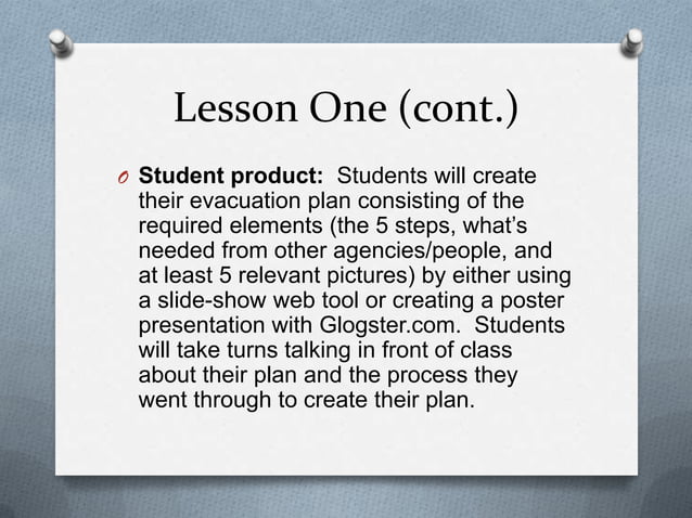 web enhanced learning mini-lesson plans project | PPT