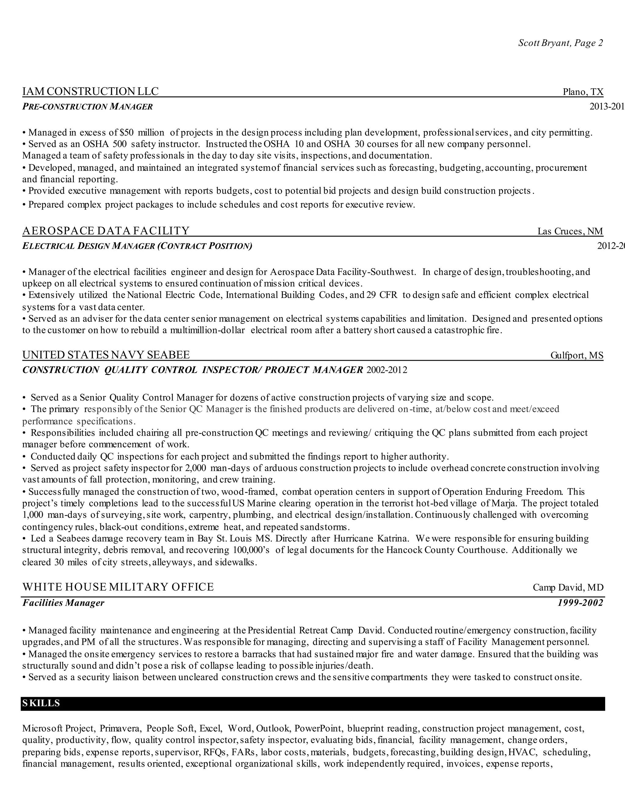 Bryant scott-resume-2016 | PDF