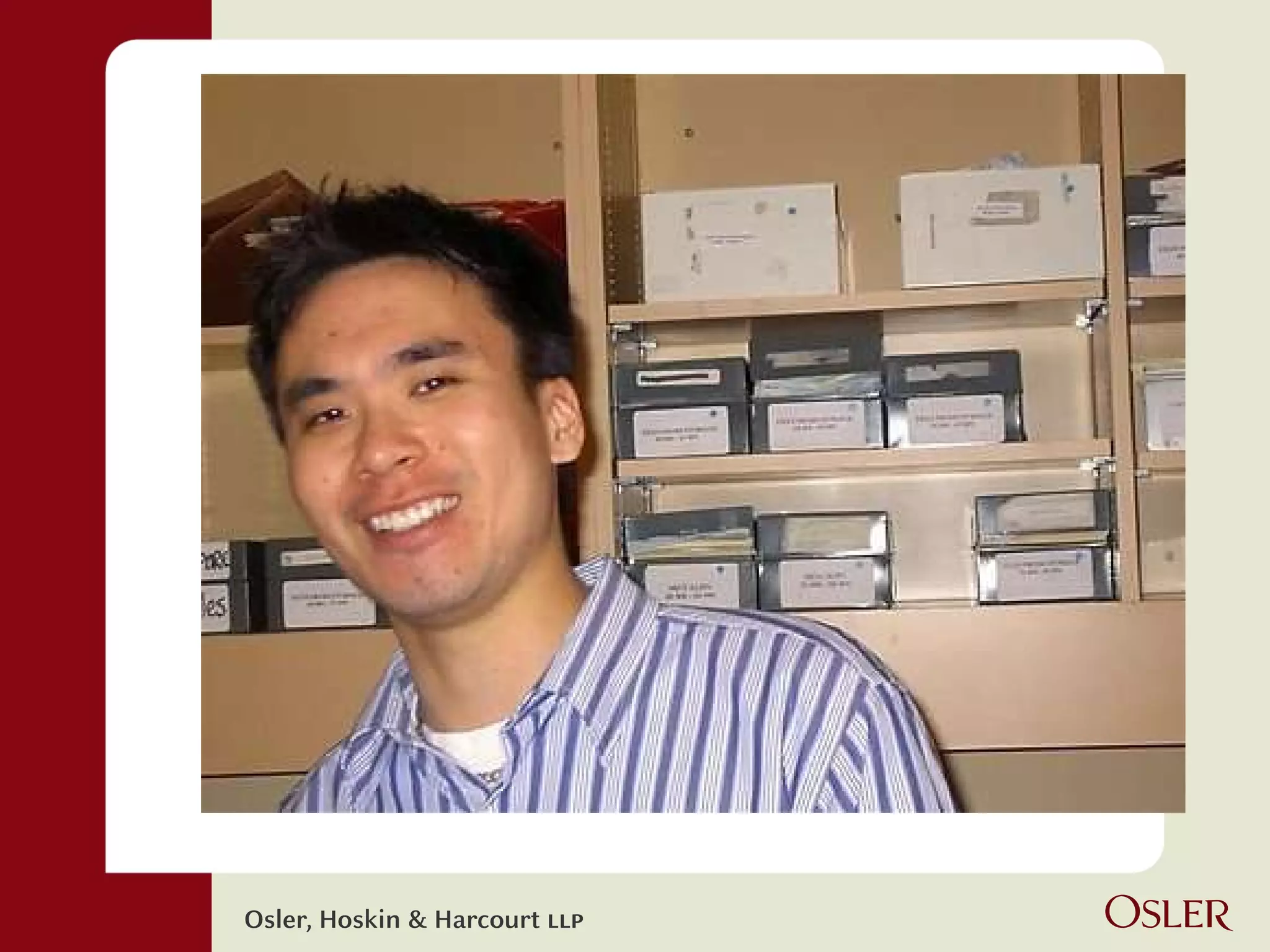 Osler Memo To Bryan Wong | PPT