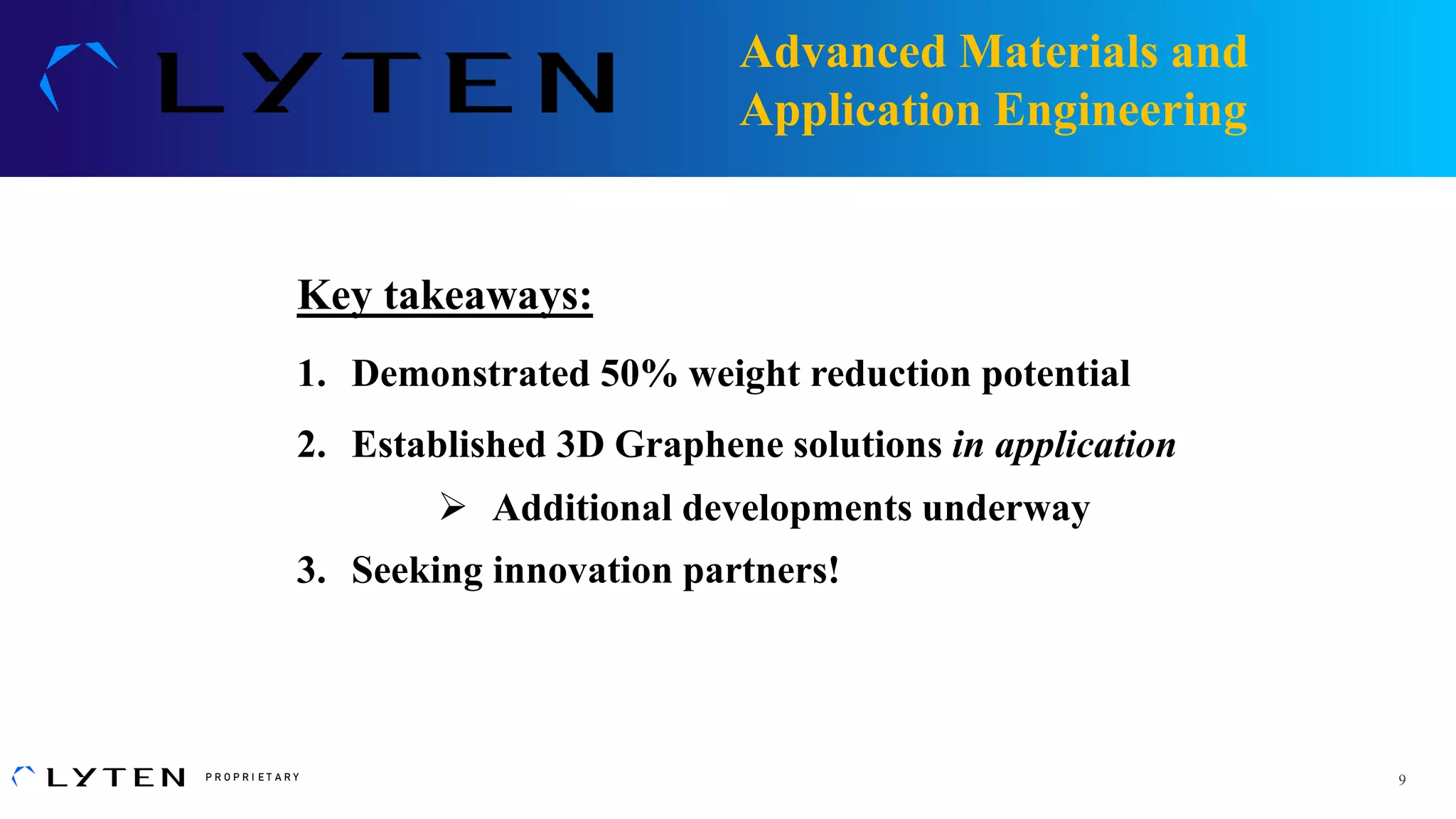 REDUCING POLYMER MATERIALS BY UP TO 50% USING 3D GRAPHENE | PDF