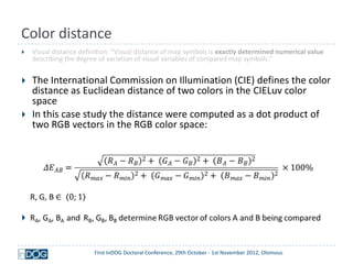 Brychtová, A: Visual distance of map symbols: evaluation of map ...