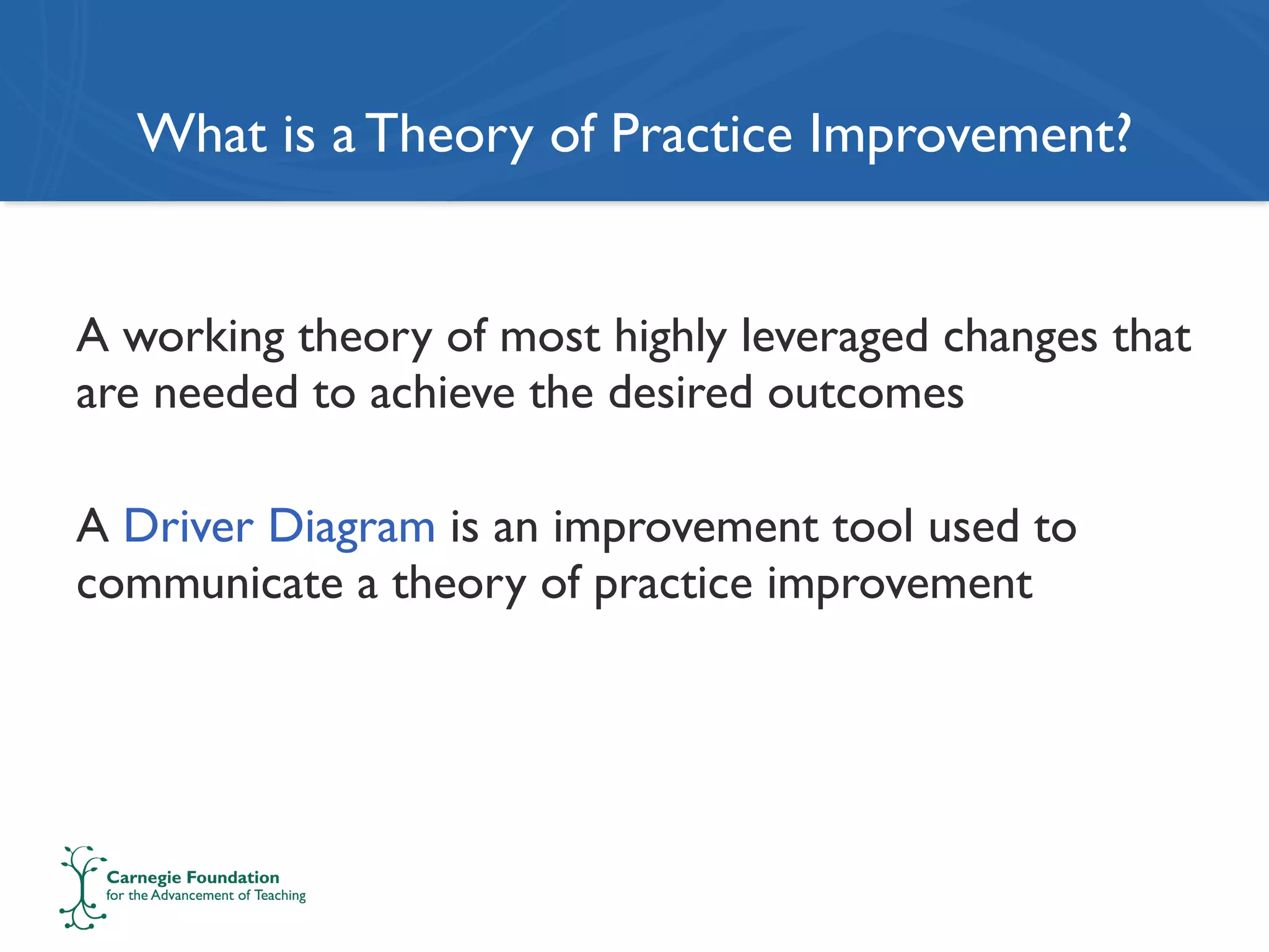 Bryk 2014 Developing a Driver Diagram for a NIC | PDF