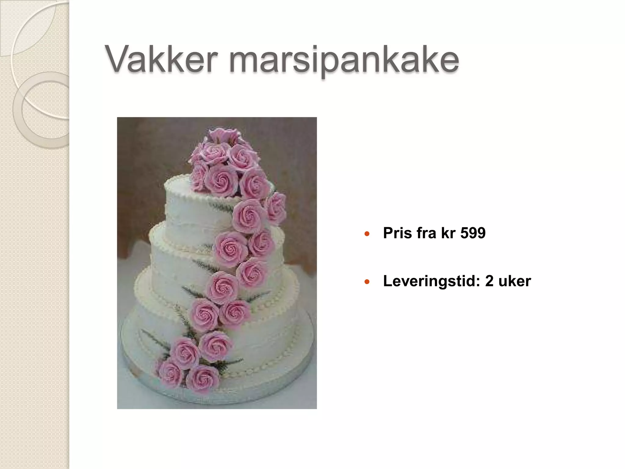 Bryllupskaker 2012 | PPTX