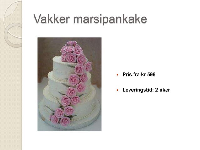 Bryllupskaker 2012 | PPTX