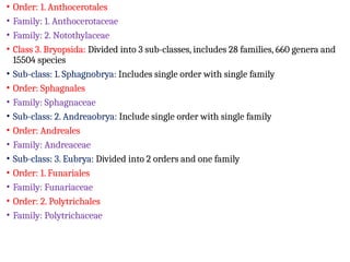 Bryophyta General Characteristics and Economic Importance - Copy.ppt