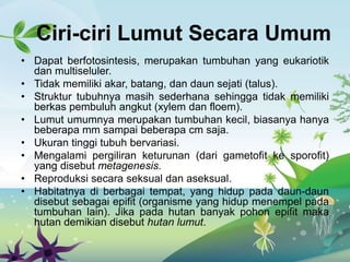 PPT Embriologi Tumbuhan - Bryophyta | PPTX