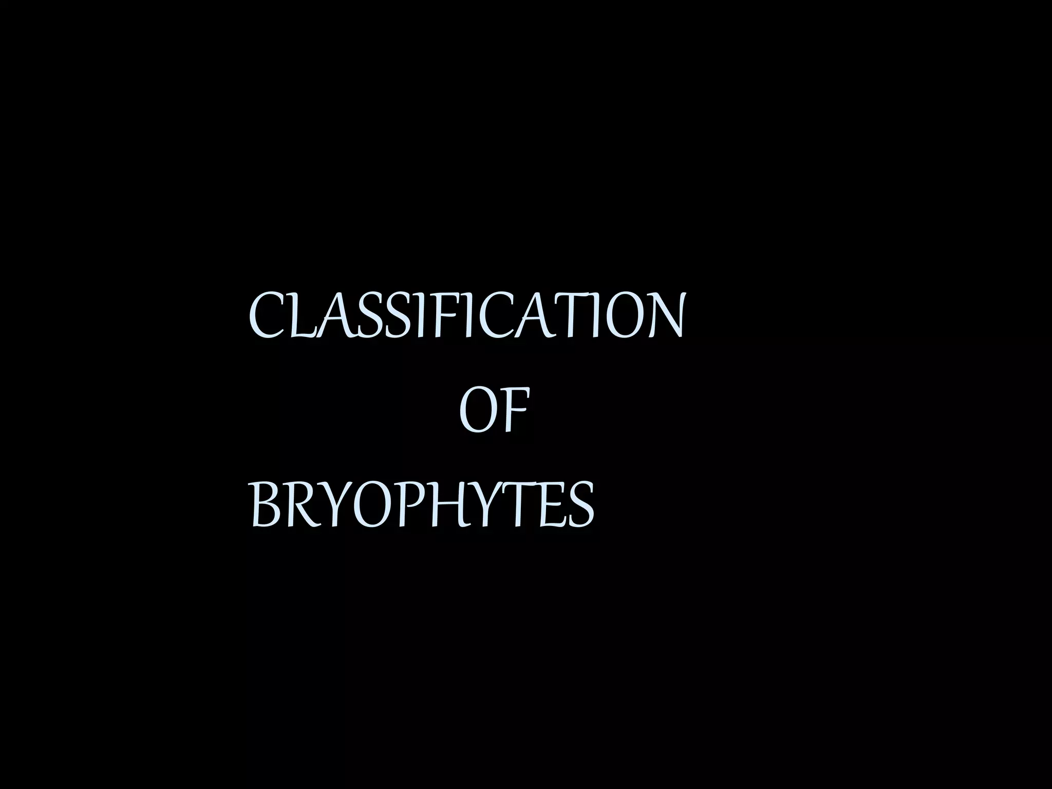 Bryophytes | PPTX