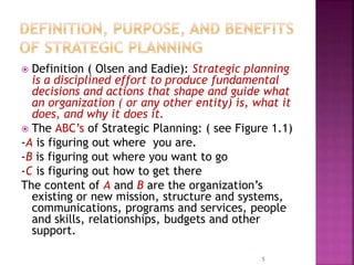 Bryson. chapter 1. why strategic planning is more important than ever ...
