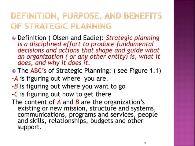 Bryson. chapter 1. why strategic planning is more important than ever ...