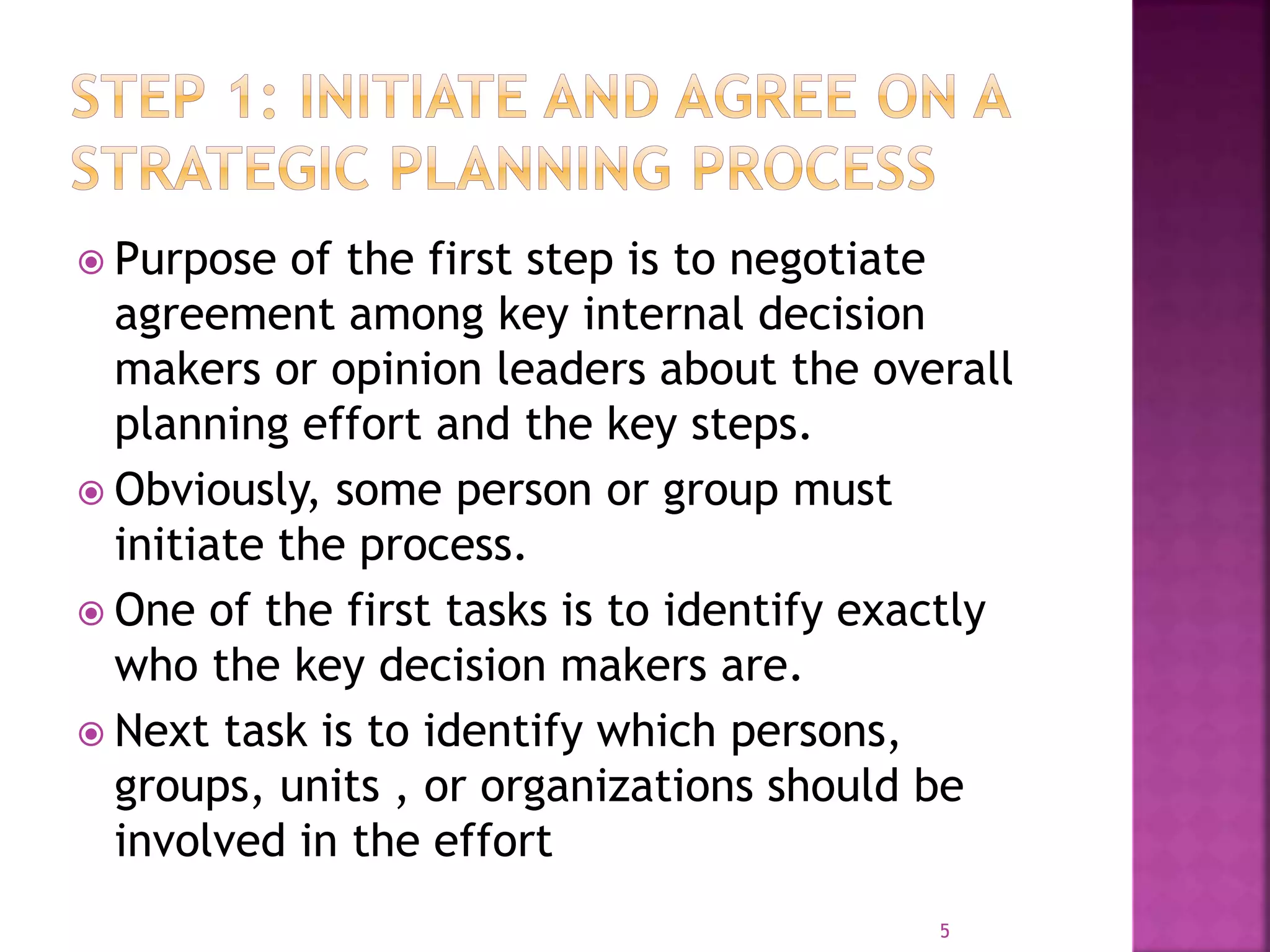 Bryson. chapter 2. the strategy change cycle. an effective strategic planning approach(1) | PPTX