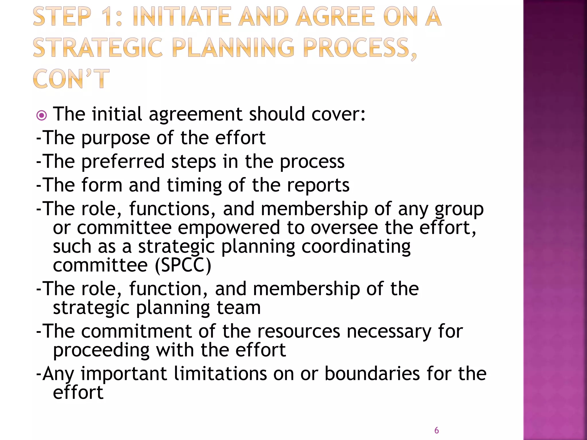 Bryson. chapter 2. the strategy change cycle. an effective strategic planning approach(1) | PPTX