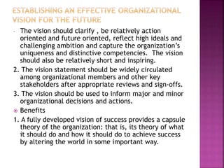 Bryson. chapter 8 . establishing an effective organizational vision for ...