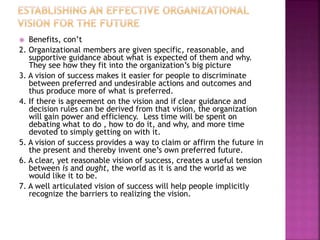 Bryson. chapter 8 . establishing an effective organizational vision for ...