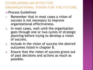 Bryson. chapter 8 . establishing an effective organizational vision for ...