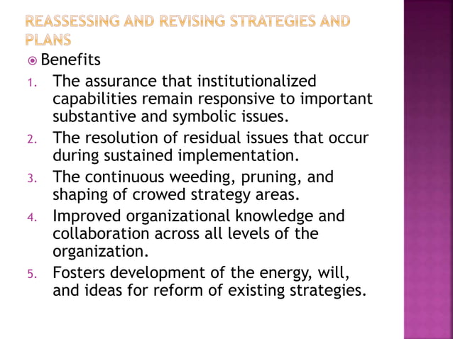 Bryson . chapter 10. reassessing and revising strategies and plans(1 ...