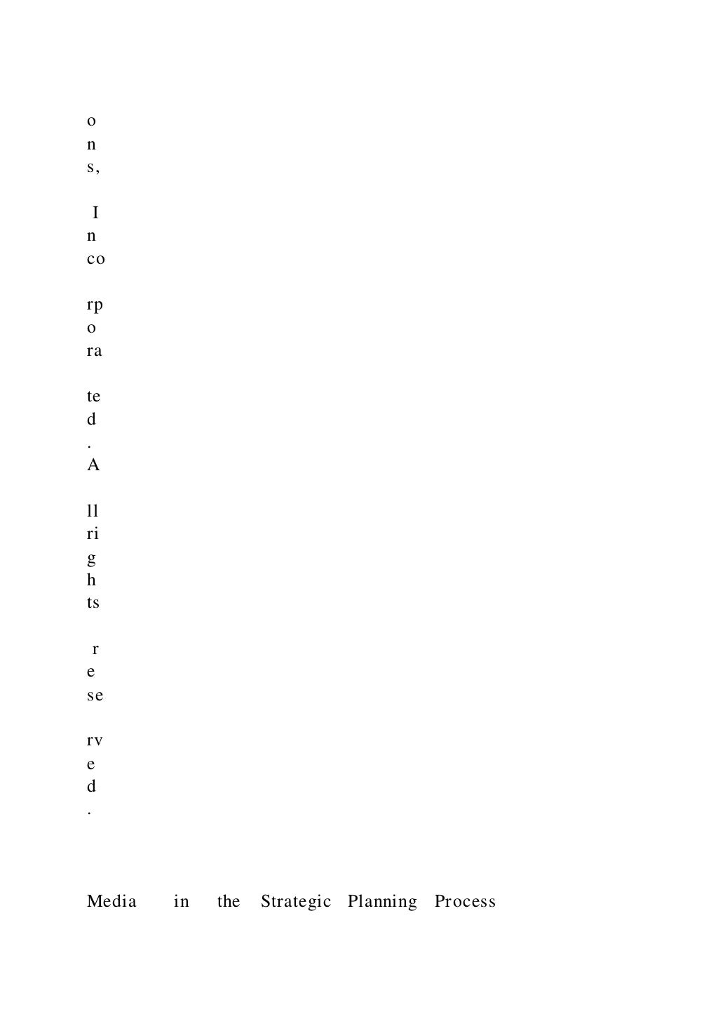 Bryson, J. M. (2018). Strategic planning for public and nonpro | DOCX