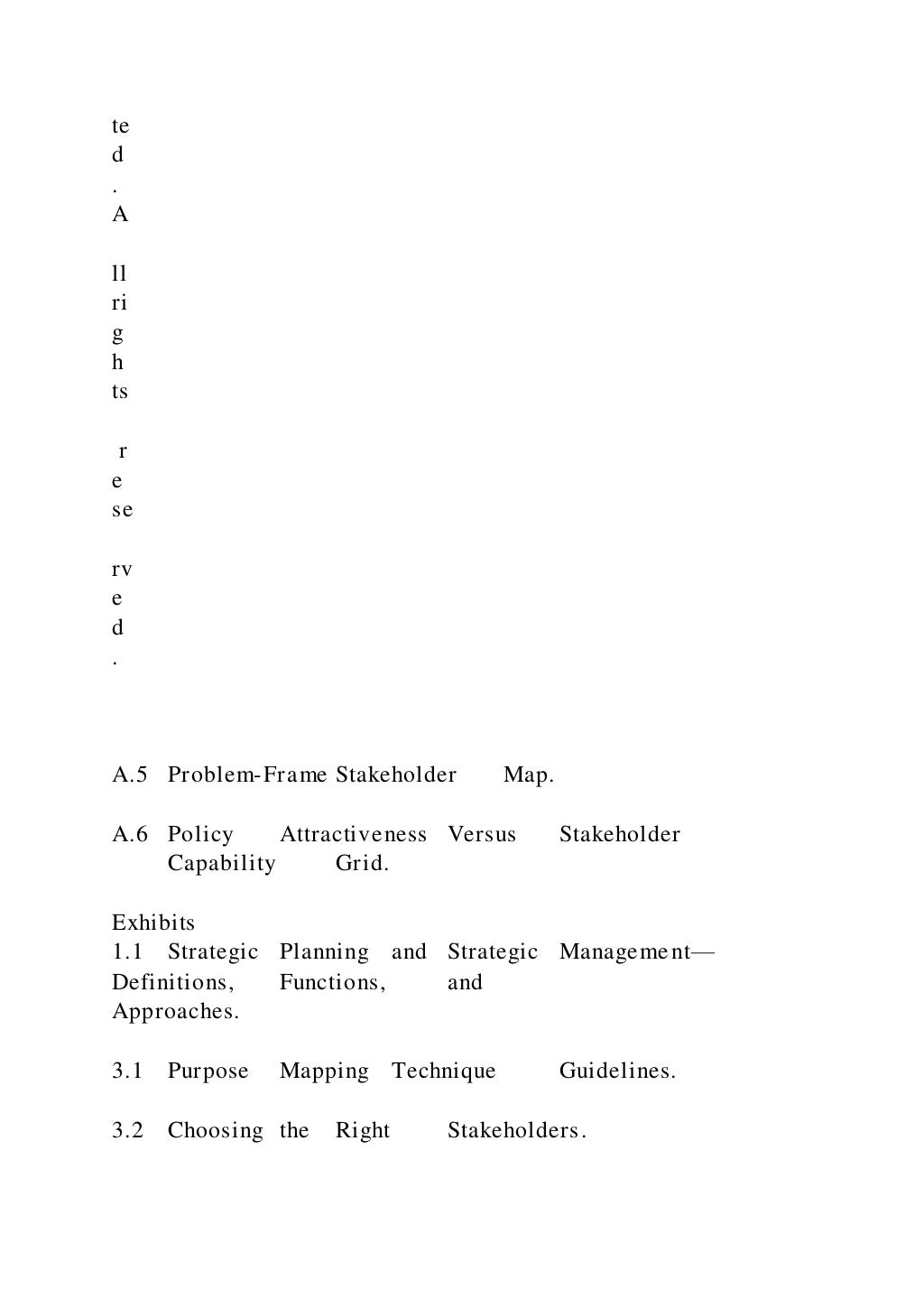 Bryson, J. M. (2018). Strategic planning for public and nonpro | DOCX