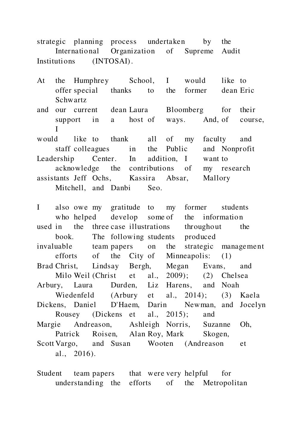 Bryson, J. M. (2018). Strategic planning for public and nonpro | DOCX