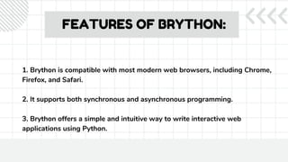 Brython.pdf | Web Development | Internet