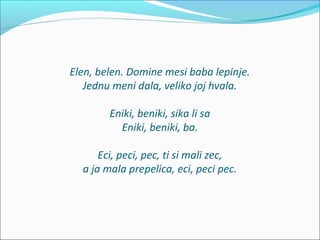 Brzalice i brojalice, Aleksa Damnjanović | PPT