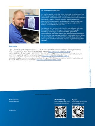 Yeni Manyetik Rezonans Görüntüleme (MRI) Dizisi Klinik Öncesi ...