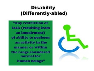 differently abled | PPTX
