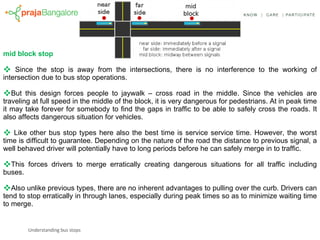 placement of bus stops | PPT | Auto Safety | Automotive