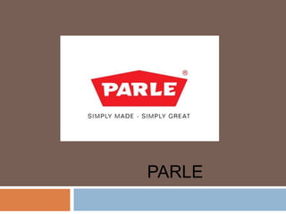 Marketing Strategy of Parle products | PPTX