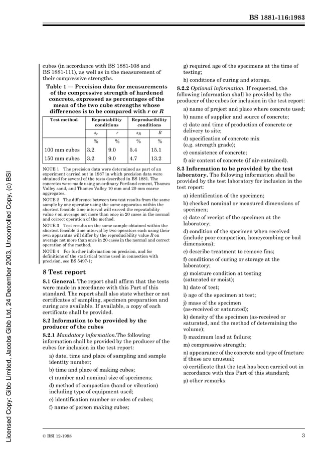 Bs 1881-part-116-83 | PDF | Civil Engineering Industry | Industries