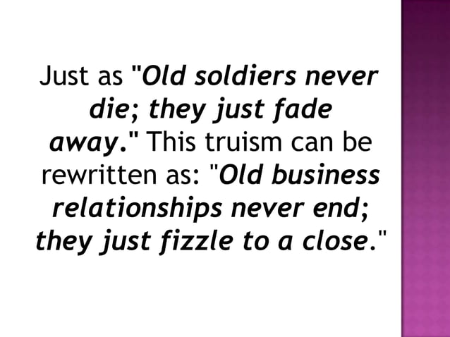 strategy for terminating relationship | PPTX