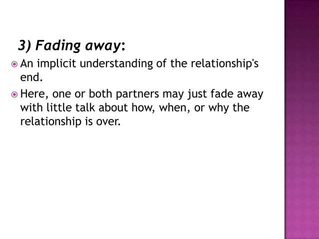 strategy for terminating relationship | PPTX