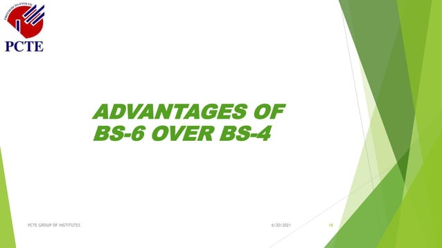 What is Bharat Stage 6? Bharat Stage 6 Emission Standards | BS6 ppt ...