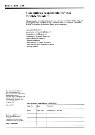 Bs 8118-1 | PDF