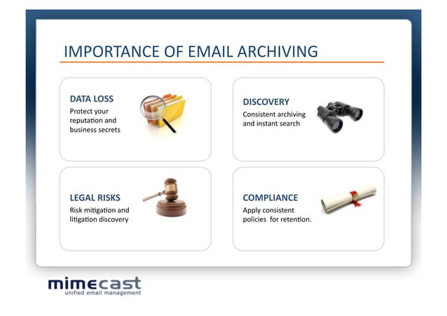 Mimecast's Email Archiving | PDF | Email | Internet
