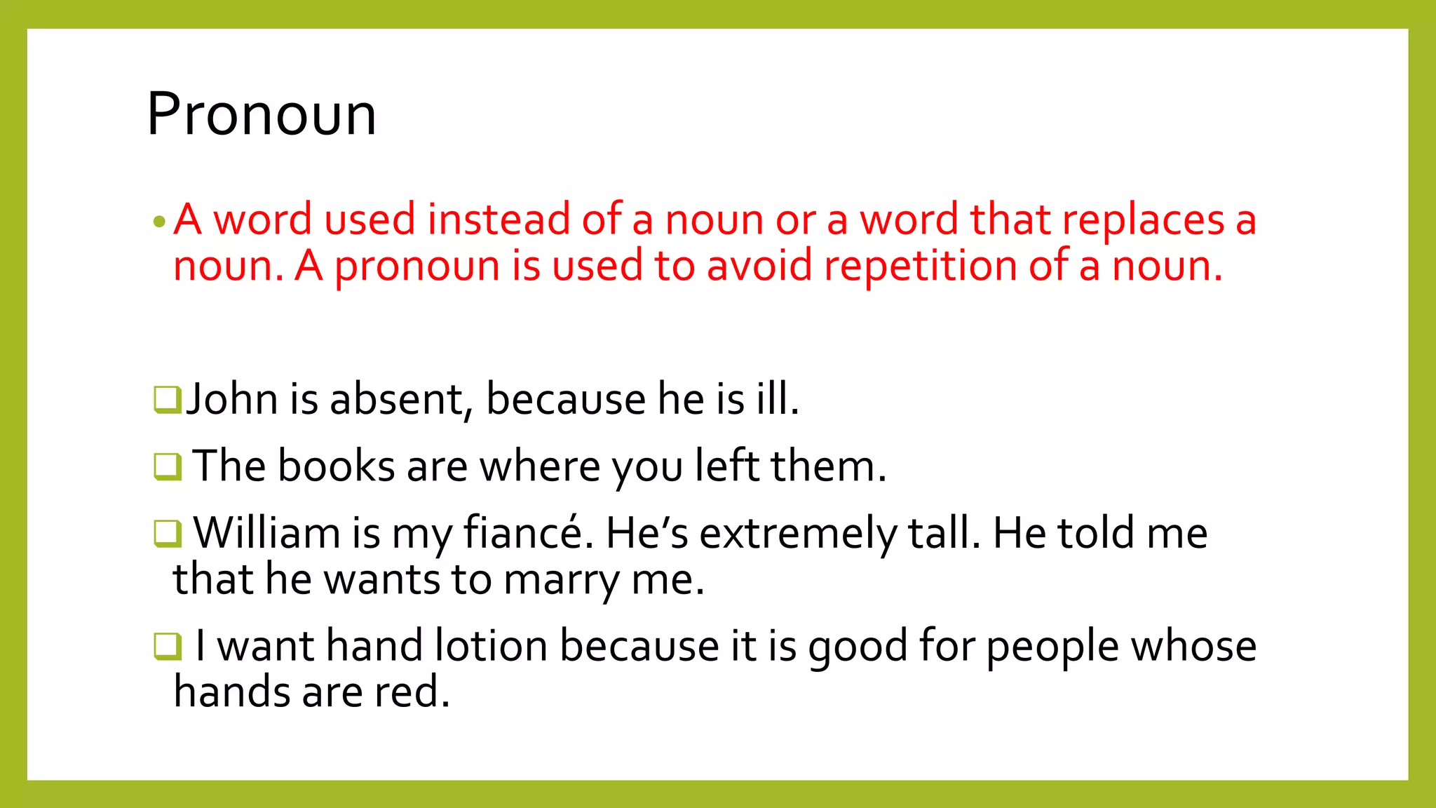 BS-BE Parts of Speech, Types of Nouns and its Uses.pptx