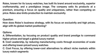 BS-Business Level Strategy- Differenciation, Cost Leadership and Focus ...