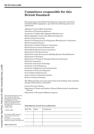 Bs en933-2 | PDF