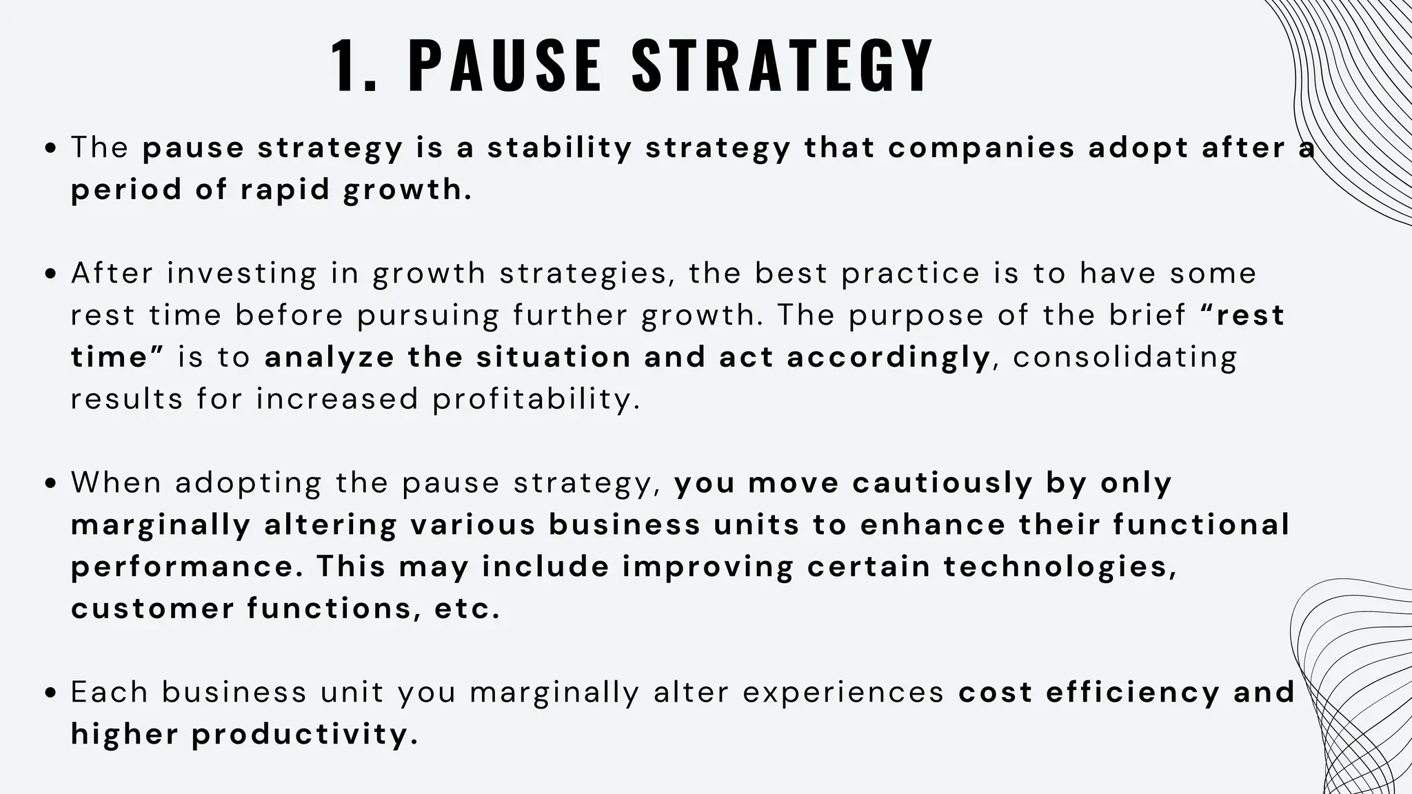 BS- Corporate Strategy- Growth, Stability, Stability and Retrenchment | PDF