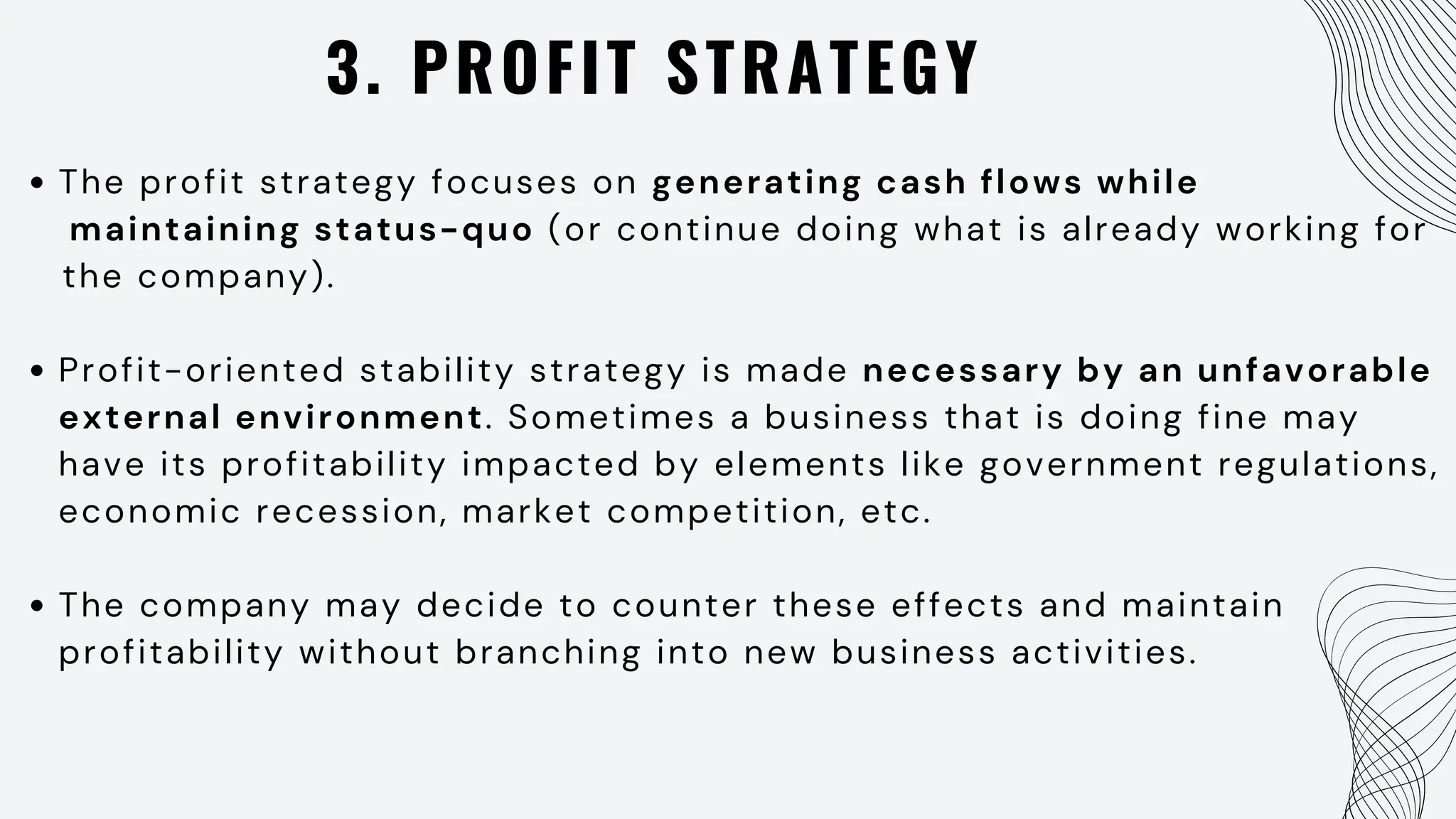 BS- Corporate Strategy- Growth, Stability, Stability and Retrenchment | PDF