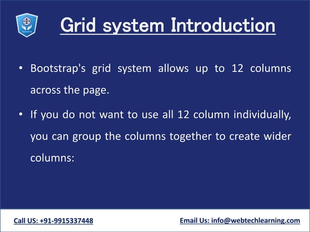 Bootstrap Grids Ppt