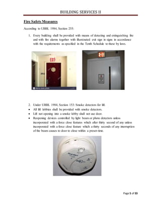 Building Services ll Assignment | DOCX