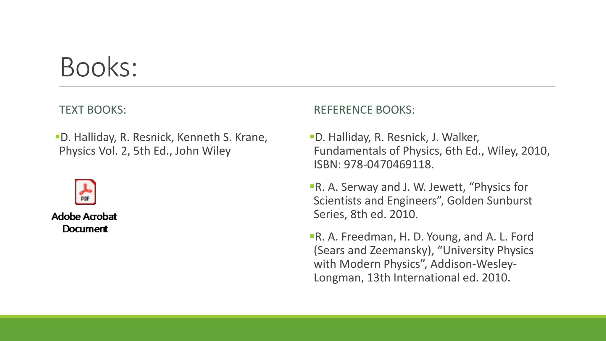 BS Physics Introduction for 1st semester students | PPTX