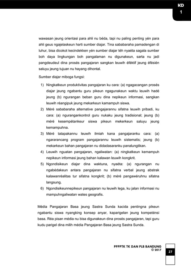 Modul Sunda 6 kelas 7 | PDF