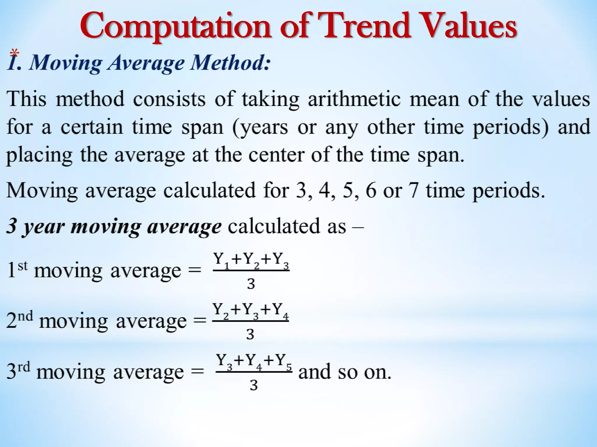 Time Series, Moving Average | PDF