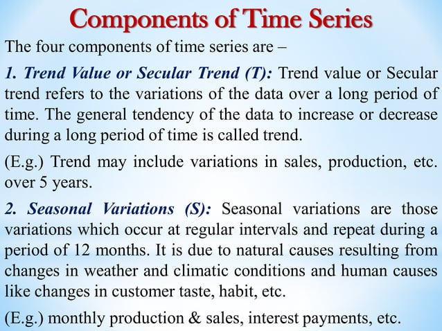 Time Series, Moving Average | PPT