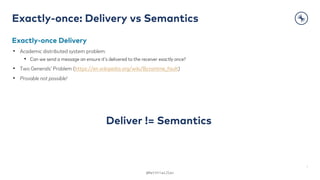 Exactly-once Stream Processing Done Right with Matthias J Sax | PPT