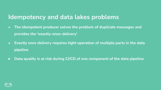 CI/CD with an Idempotent Kafka Producer & Consumer | Kafka Summit ...