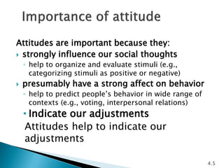 Bs 101 module 4 - attitude final lecture (jyotika) | PDF