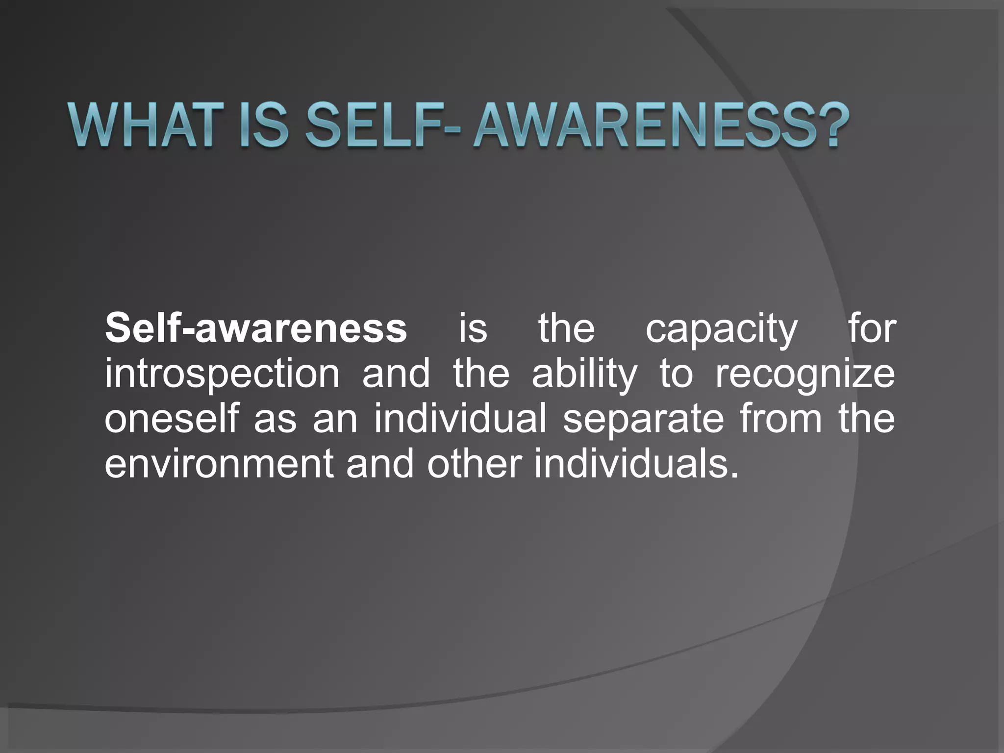 Bs 101 module 2 techniques of self-awareness bs | PPT | Mental Health ...